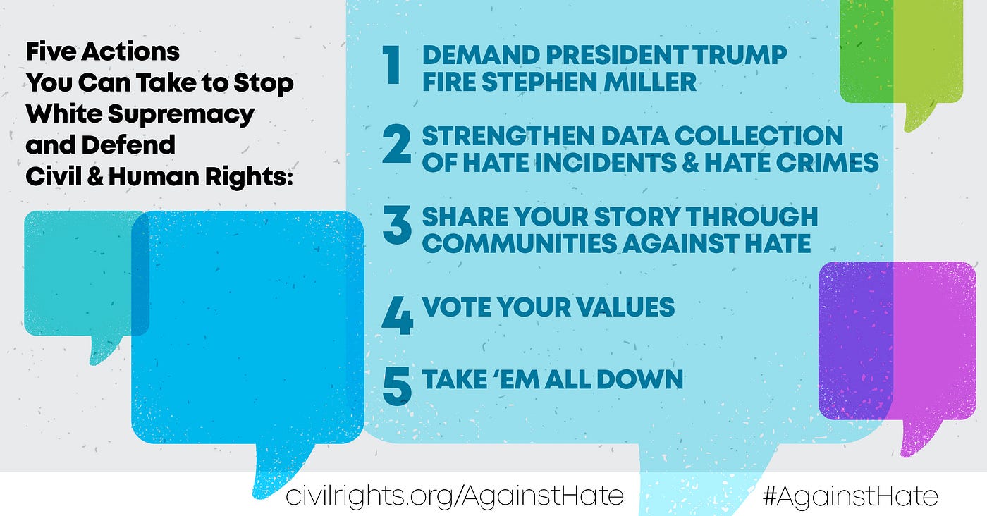 Five Things You Can Do To Combat White Supremacy | by The Leadership ...