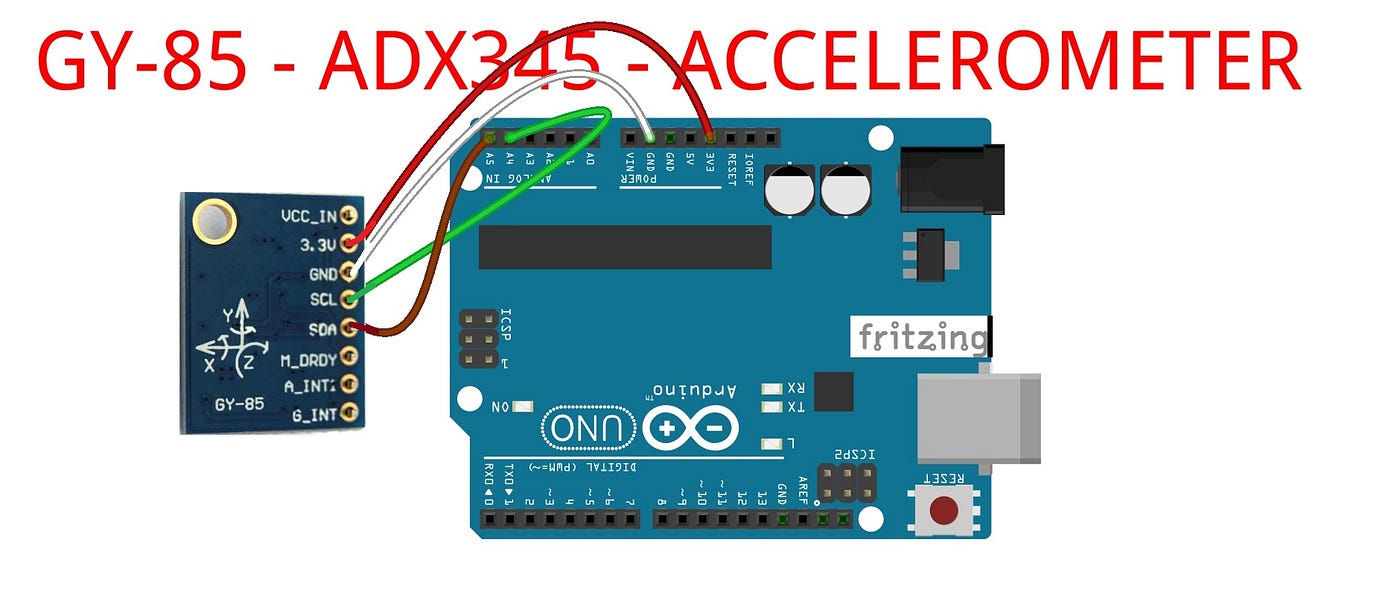 GY-85 — A quick datasheet study. ADXL345 How it Works #arduSerie 34 | by J3 | Jungletronics | Medium