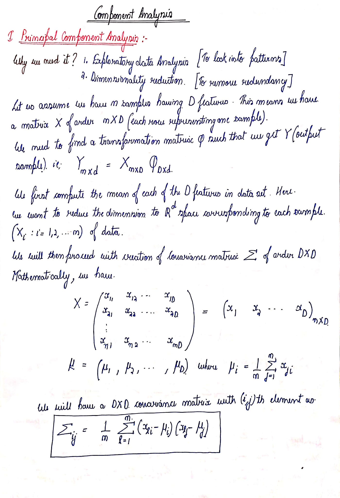 Understanding Mathematics behind Unsupervised Linear Dimensionality ...