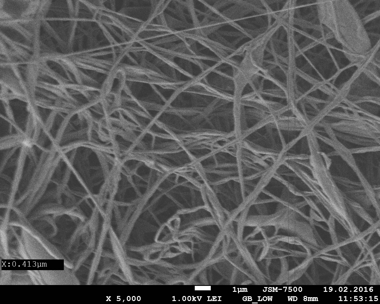 Nano-fibers can delay the virus. The nano-fibers we previously made for ...