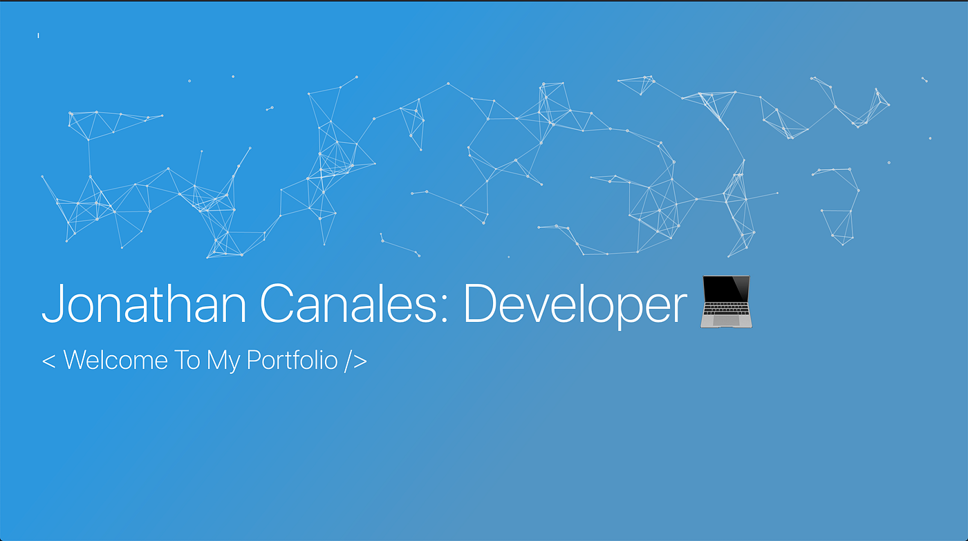 Particles.js with React! 🚀. Recently I had a desire to code my… | by ...