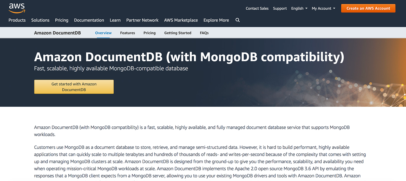 AWS DocumentDB (MongoDB Compatibility) walk through | by Mayank Patel | Medium