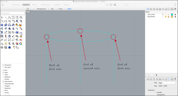 Engagement Ring Tutorial Part 4: Create a Ring Shank Template | by Tali ...