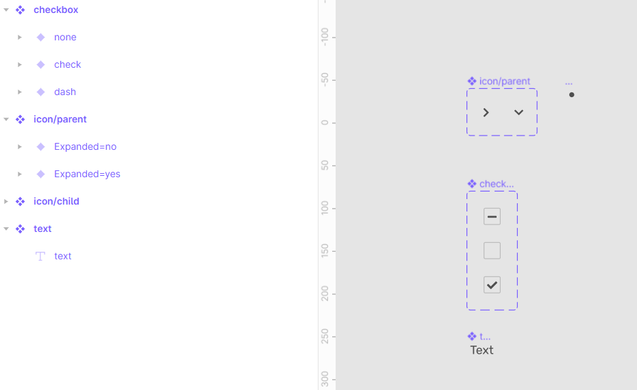 Checkbox Tree Component in Figma. Using Variants and Auto Layout 3 | by Masha S | Prototypr