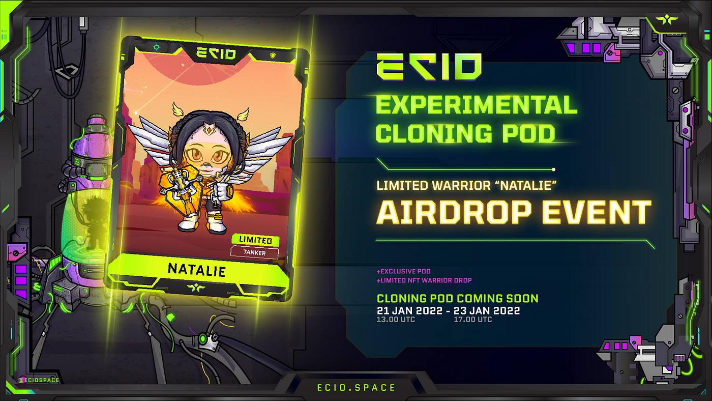EXPERIMENTAL CLONING POD & LIMITED NFT Warrior “NATALIE” | by ECIO ...