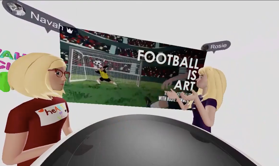 Social VR Goals! Kickin’ It with VR Artist Rosie Summers | by Navah Berg — Social Media | Medium