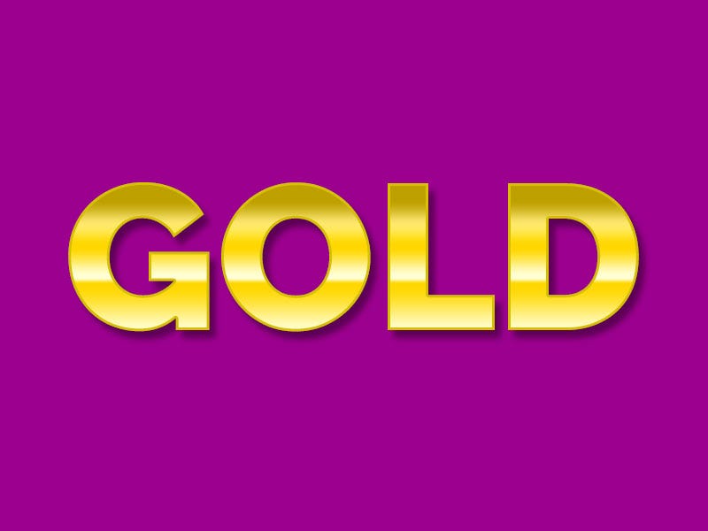 Gold Effect Photoshop. I was inspired by this awesome Gold… | by John ...