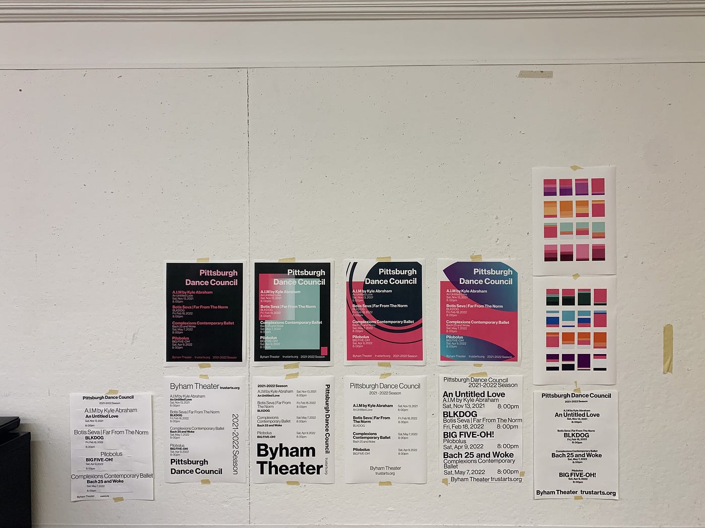 Project 2: Visual Hierarchy. Poster for Pittsburgh Dance Council | by ...