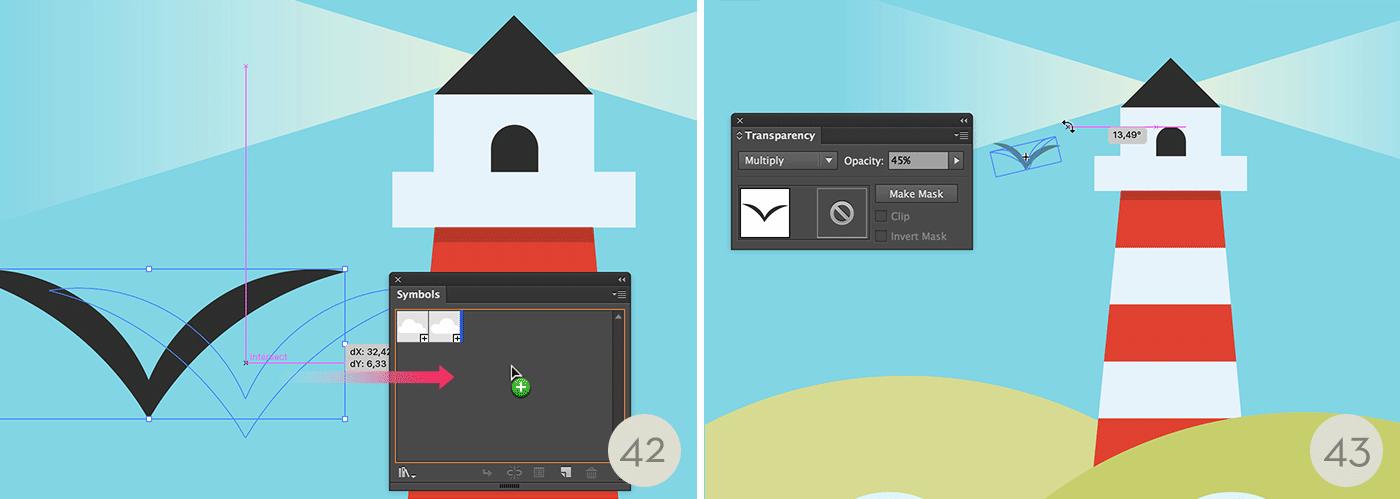 Create a lighthouse in Adobe Illustrator | by Veerle Pieters | Prototypr
