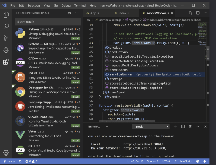 Best extensions in visual studio code | by progboy | Medium