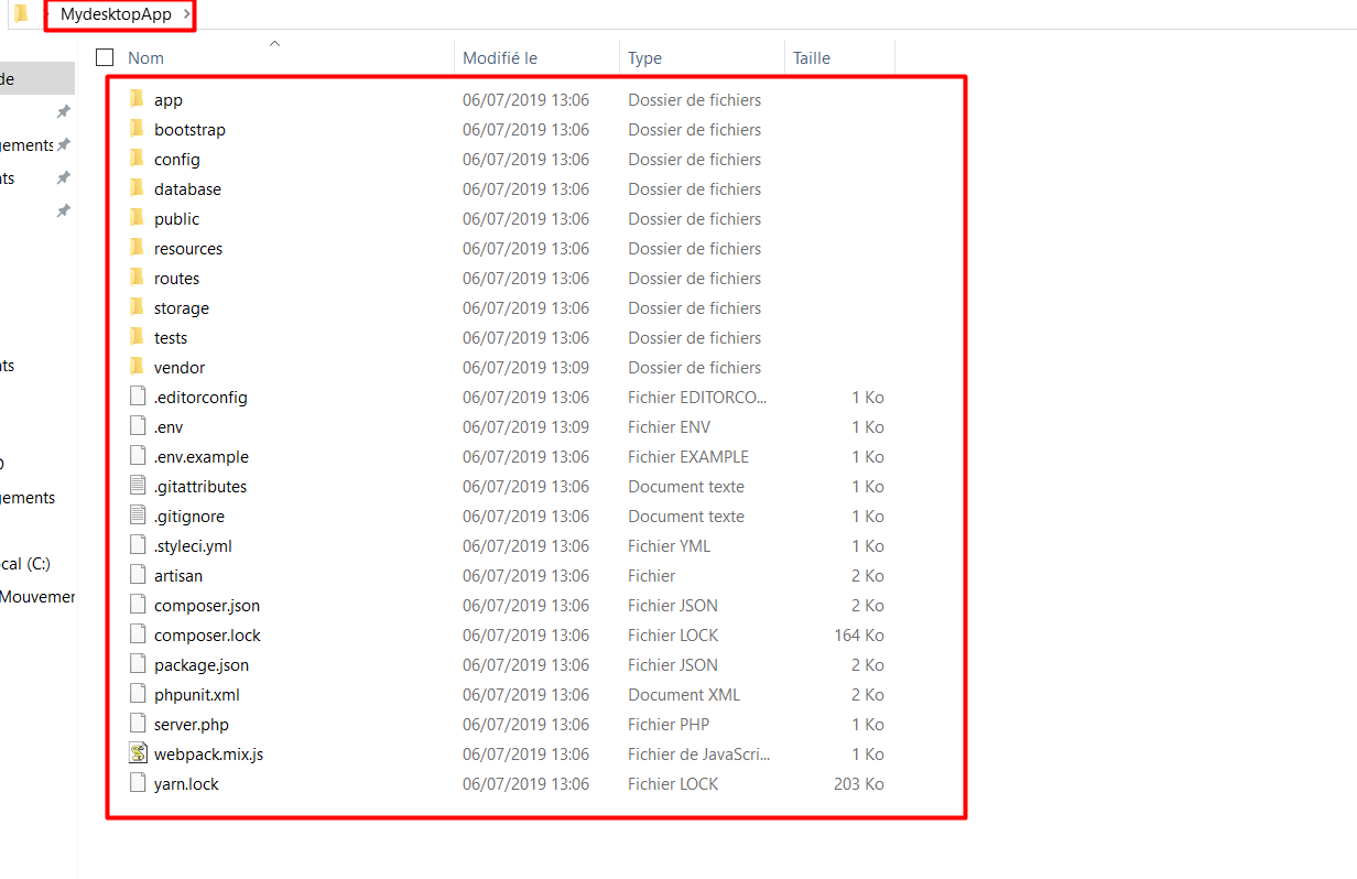 How to convert a web application (Laravel) into a desktop application ...