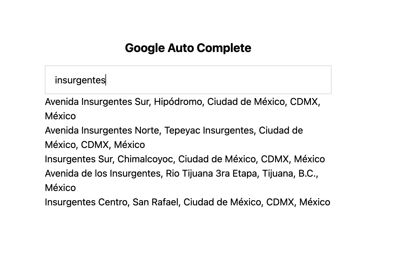 Crear un componente AutoComplete de Google con React & Tailwind | by ...
