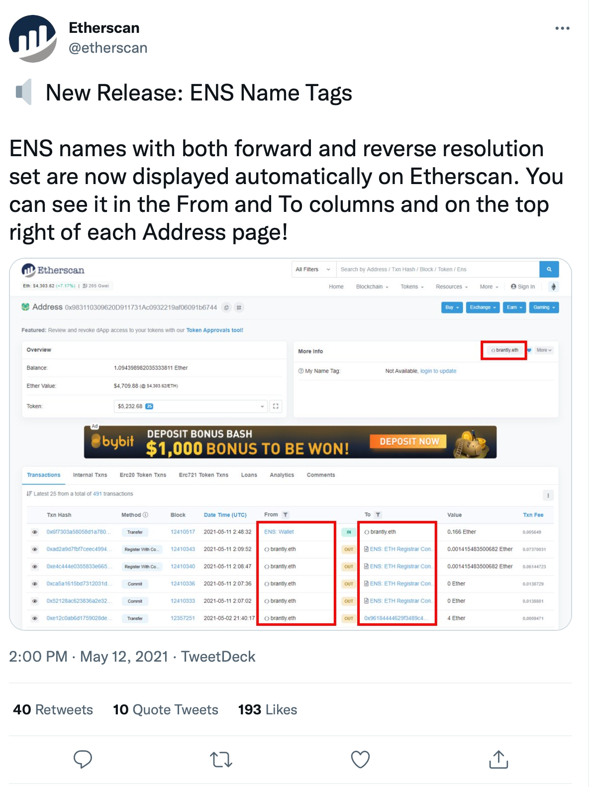 What is Etherscan?. Etherscan is an Ethereum blockchain… | by Sunflower Corporation | Oct, 2022 ...