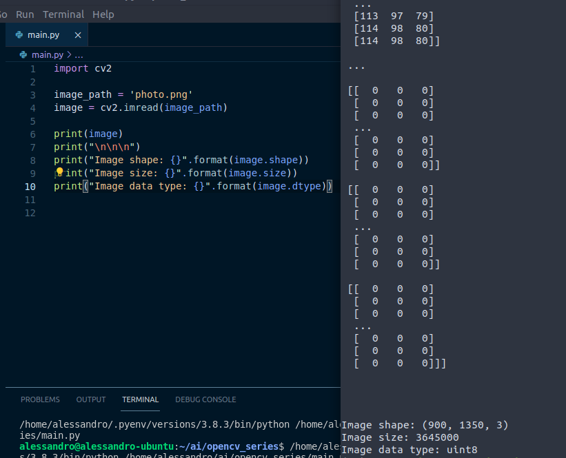 Hands-on OpenCV — Part 1. Read, write and show images | by Alessandro ...
