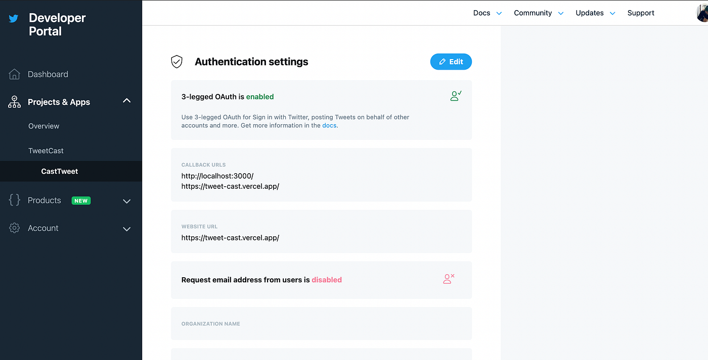 How to Authenticate users with Twitter Authentication | by shrey vijayvargiya | JavaScript in ...