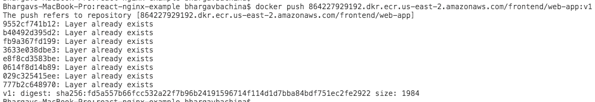 Aws — Deploying React App With Nginx On Eks By Bhargav Bachina Bachina Labs Medium