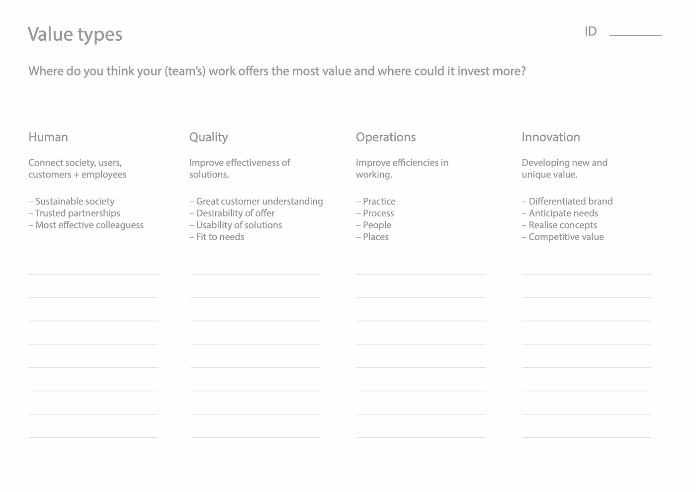 Classifying design value. Using frameworks to better clarify… | by ...