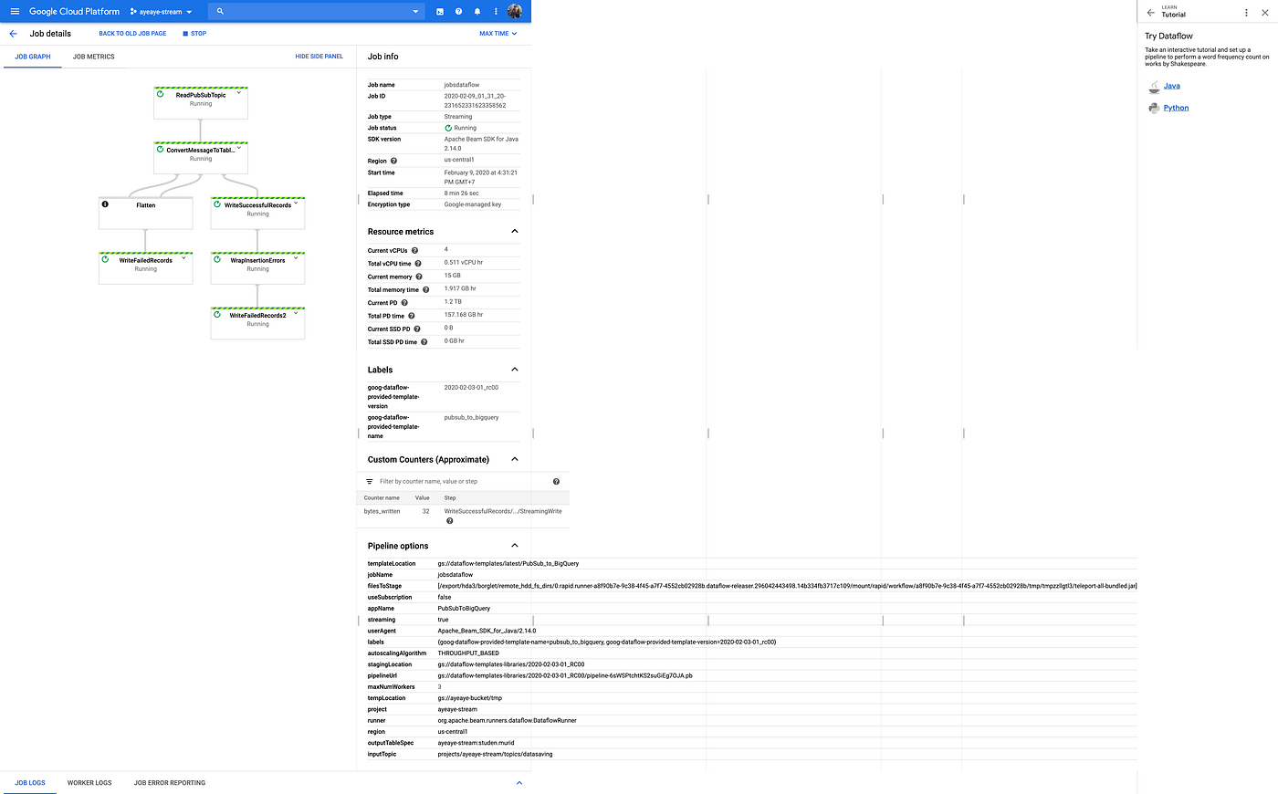 Stream Processing Pipeline — Using Pub/Sub, Data Flow & BigQuery | by Akyong | Medium