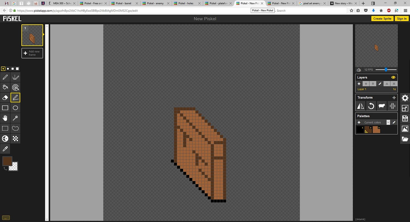 obstacle sprites | by Ricky Wu | MEA 300: Game Design | Medium