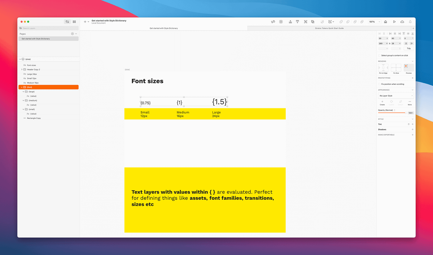 How to get started with Style Dictionary & Stratos Tokens | by Juan Maguid | Sketch2React | Medium