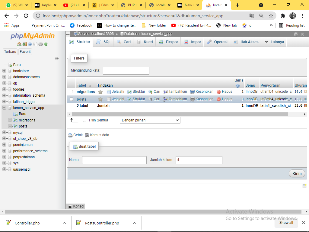 Lumen database. PHP Lumen Database Deskripsi Tutorial… | by RichardHenry | Medium
