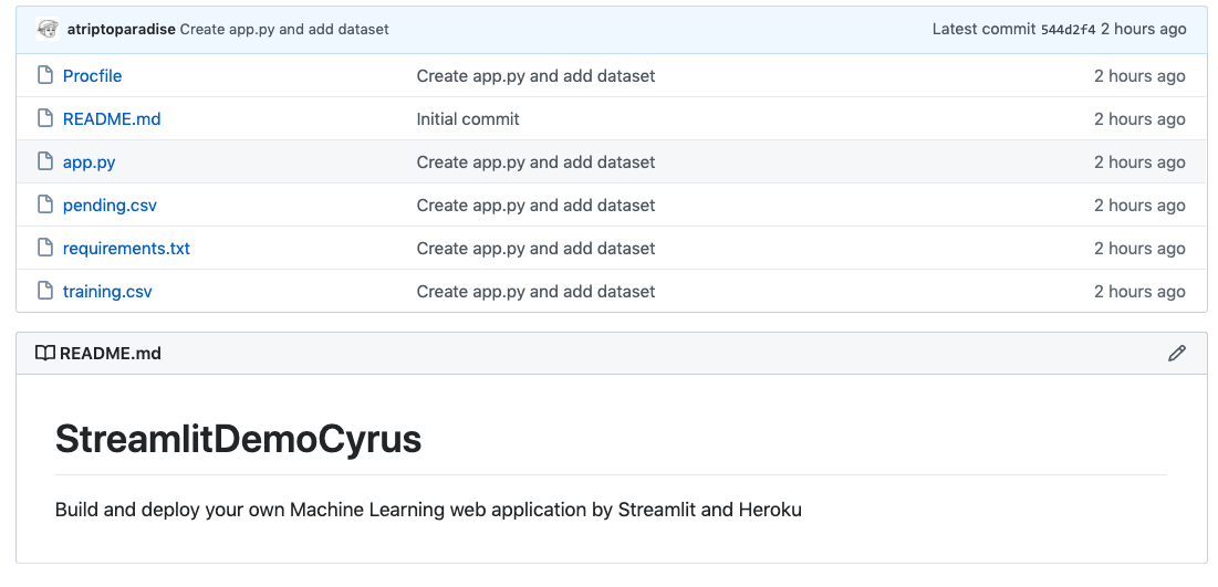 Build and Deploy Your Own Machine Learning Web Application by Streamlit and Heroku | by Cyrus ...
