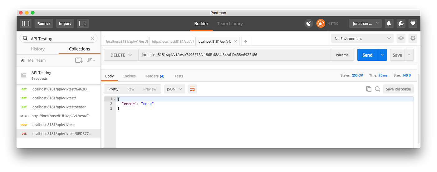 Api Endpoint Testing With Postman By Jonathan Guthrie Server Side Swift And More Medium