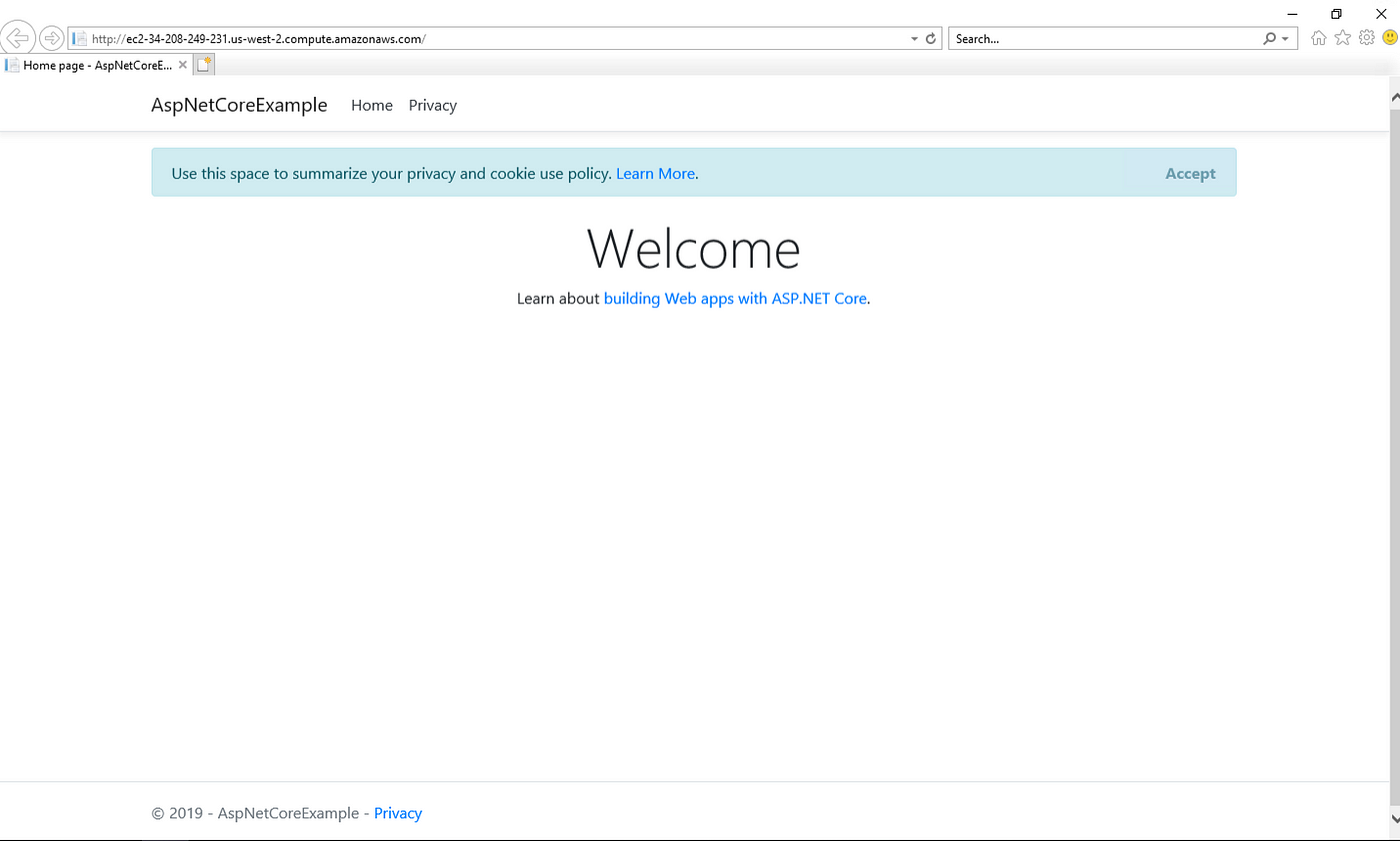 Build And Deploy An Asp Core App Running On Iis Using