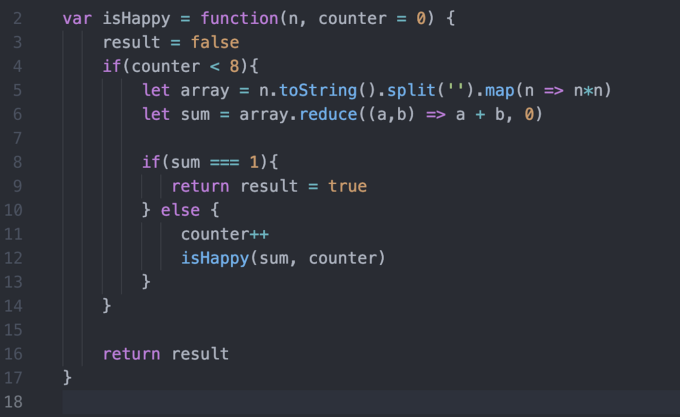 Algorithms 101: Happy Number in JavaScript | by Joan Indiana Lyness ...