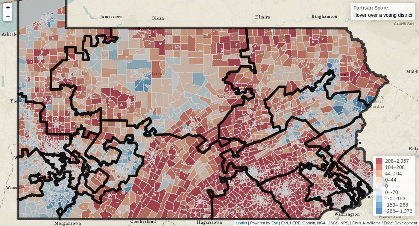 Packing and Cracking: A visual tour of Pennsylvania’s Congressional ...