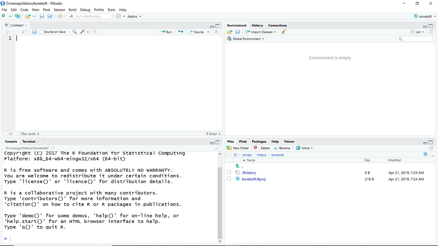 Contoh RMySQL. Koneksi Database MySQL dengan R | by RB Fajriya Hakim | Medium