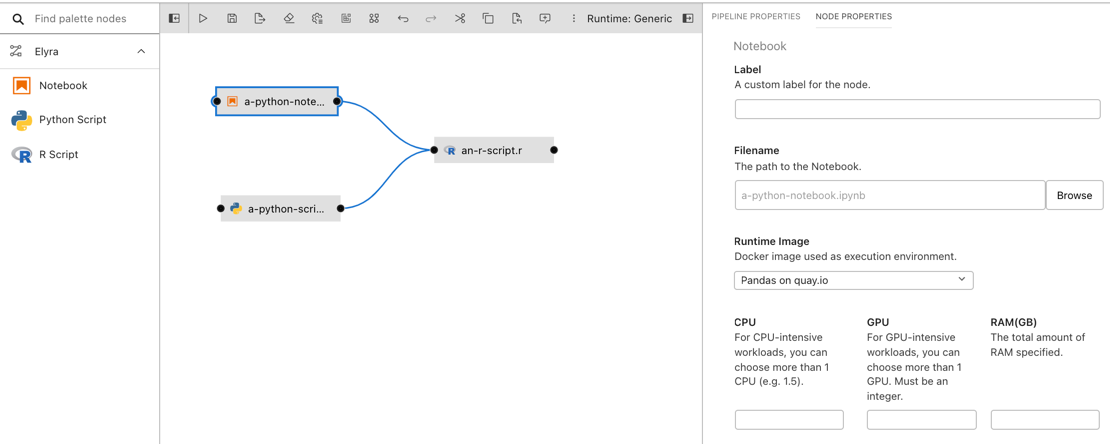 Elyra 3.3: Pipelines, custom components, and catalogs | by Patrick Titzler | IBM Data Science in ...