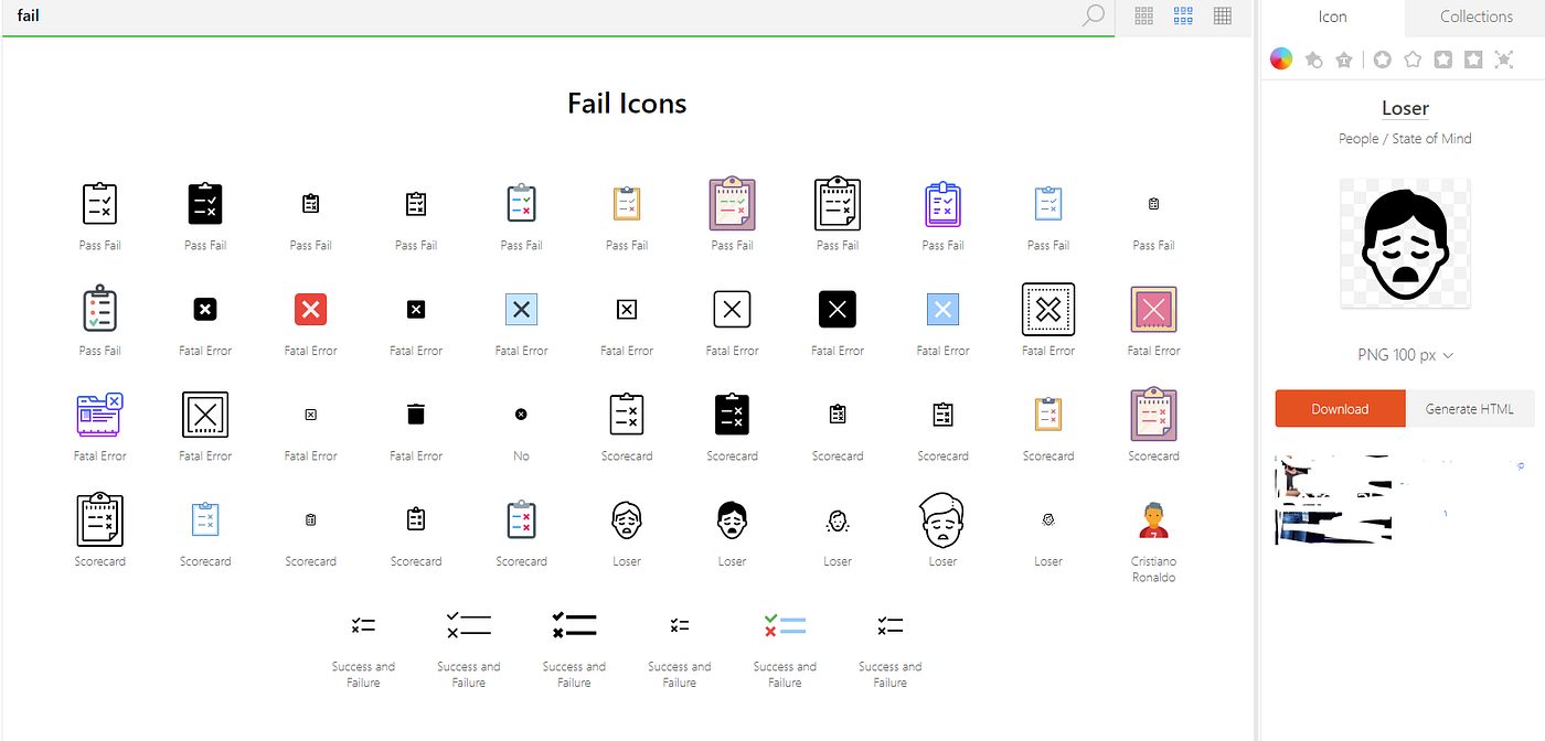 How to download vector icons in Icons8 free | by Philippe Balquet | Medium