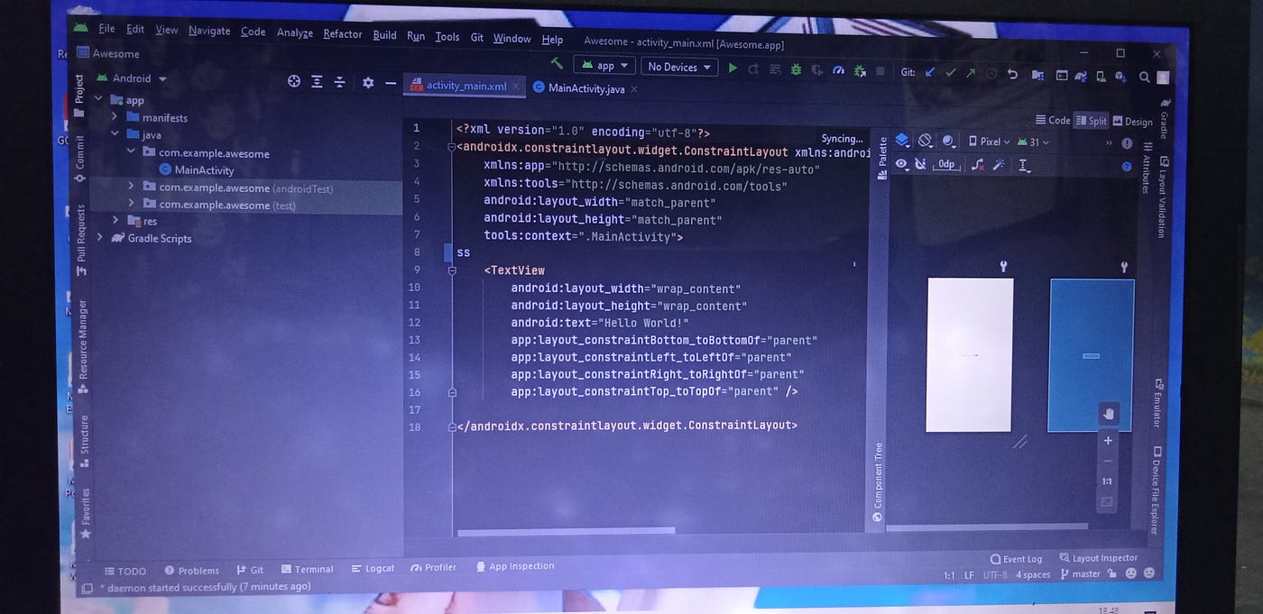 Cara mengupdate project di android studion ke project pekan 2 di Github ...