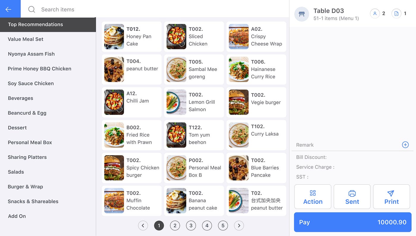 Redesign FeedMe POS System’s products display | by Minqi Cheah | Medium