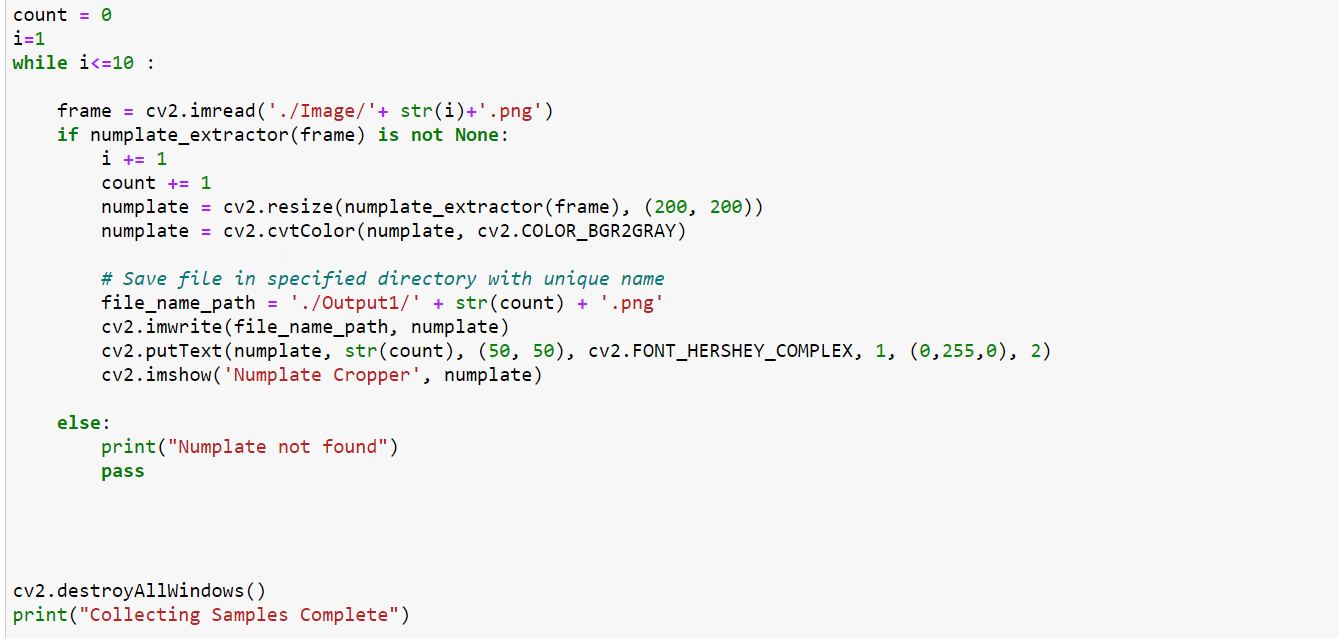 Car Number Plate Detection Using OpenCV and RTO API - Shubham Kumar ...