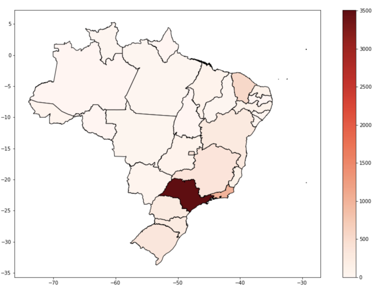 Brazilian States Choropleth Map with Python | by Rodrigo Dutcosky | Medium