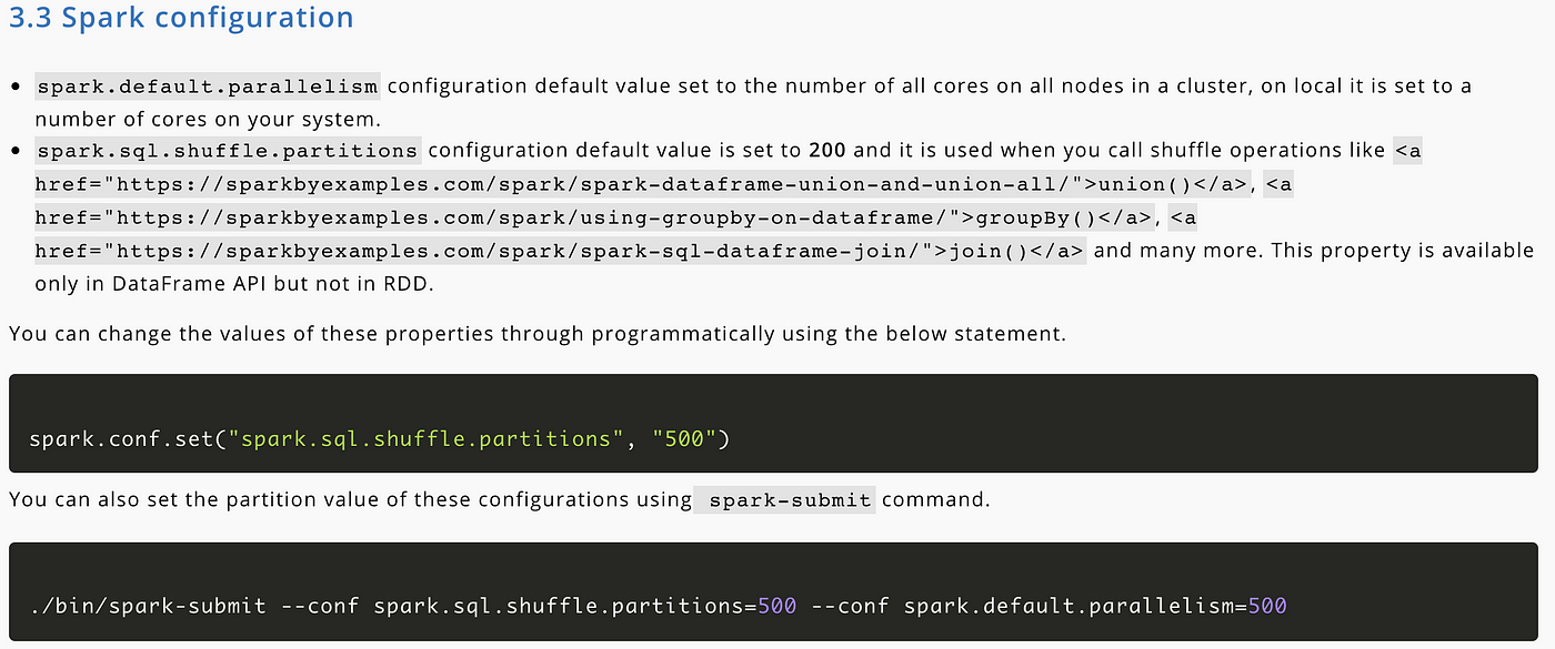 Managing Spark Partitions. How data is partitioned and when do you ... Managing Spark Partitions. How data is partitioned and when do you ...