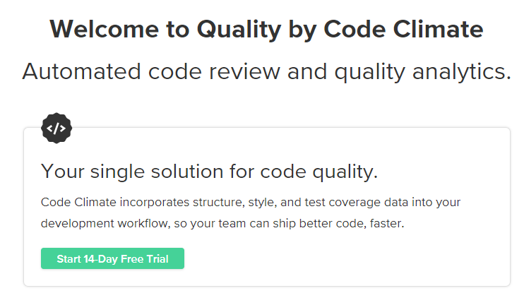 Encounter with Code Climate “How Code Climate made me write better ...