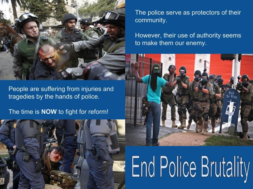 Police Vs. People. Following Monroe’s Motivated Sequence… | by Justin ...