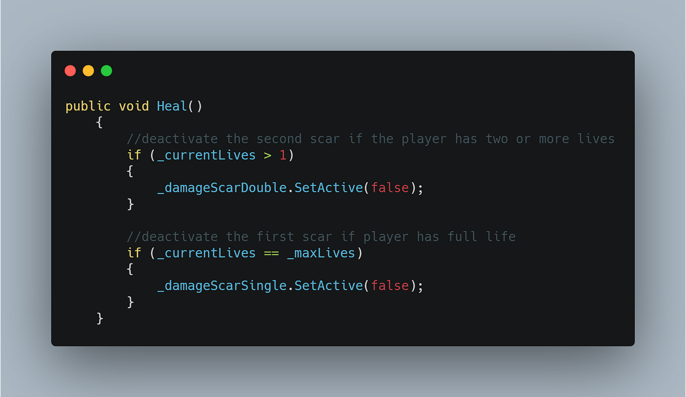 Adding More Damage Visuals to the Player | by Jared Amlin | Geek ...