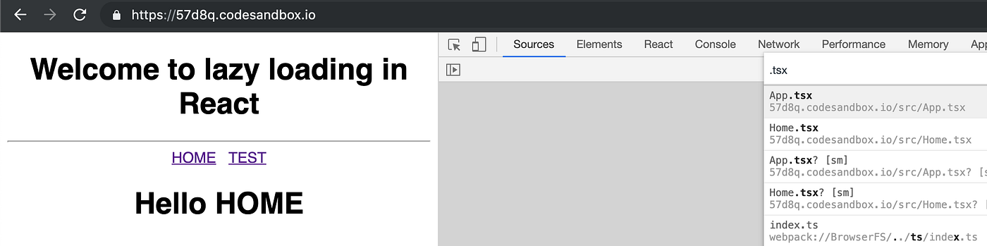 Simple example to illustrate Lazy loading in React | by Sujit Singh ...