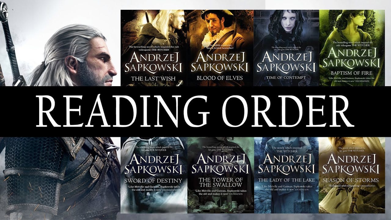 The Witcher Books Reading Order - roleplay news - Medium