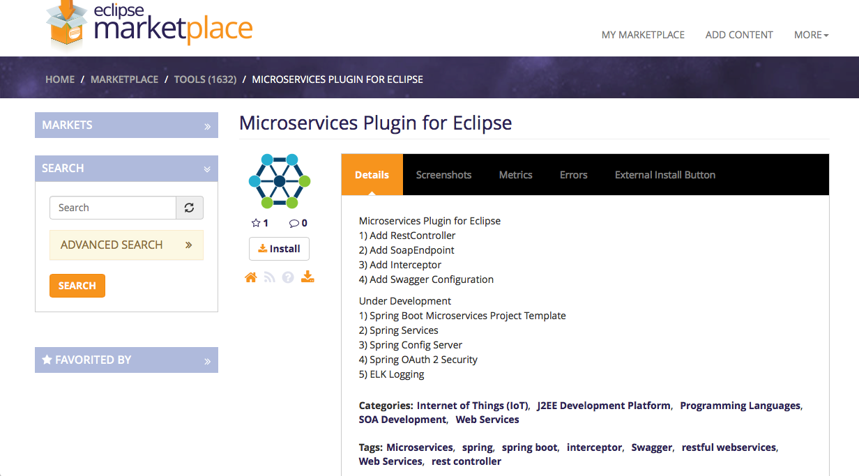 Microservices Plugin for Eclipse — alpha version | by Karthikeyan Sadayamuthu | Devxchange ...