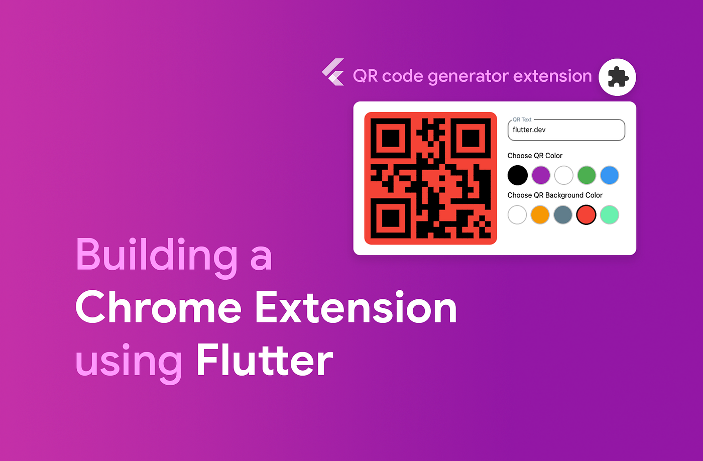 Building a Chrome Extension using Flutter | by Souvik Biswas | Flutter Community | Medium