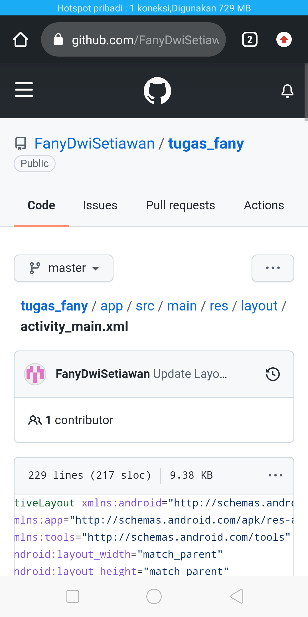 Cara menambahkan tampilan layout di Android Studio ke Github. 2 ...