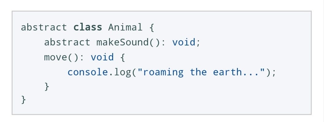 Abstract Classes in TypeScript. Abstract classes are base classes from… | by Priti Patil | Medium