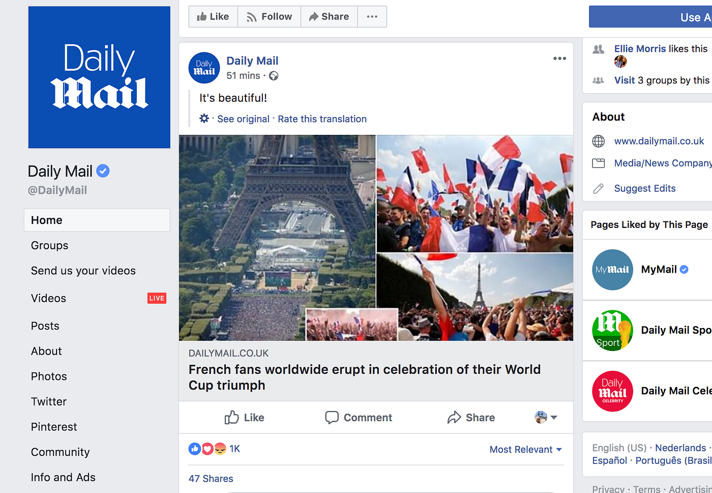 A Scope of Daily Mail: A Look Into How Daily Mail Uses Social Media ...