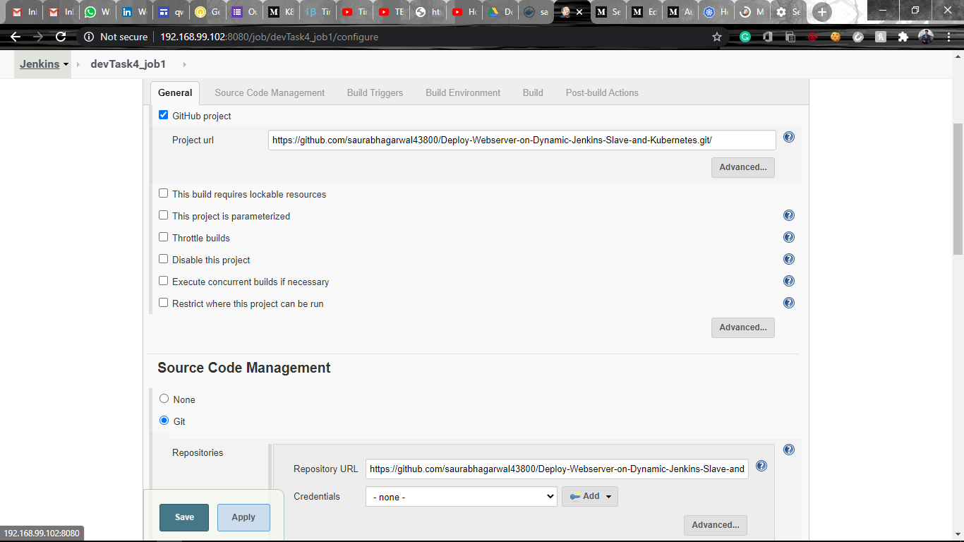 Webserver With Live Rolling Updates Using Dynamic Jenkins Slave And Kubernetes By Saurabh