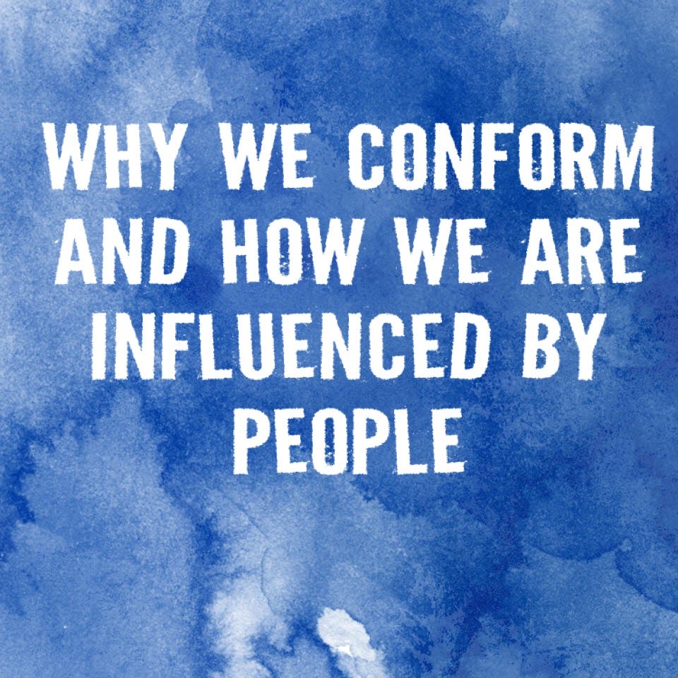 Why We Conform and How We’re Influenced by People | by Jake Heilbrunn ...